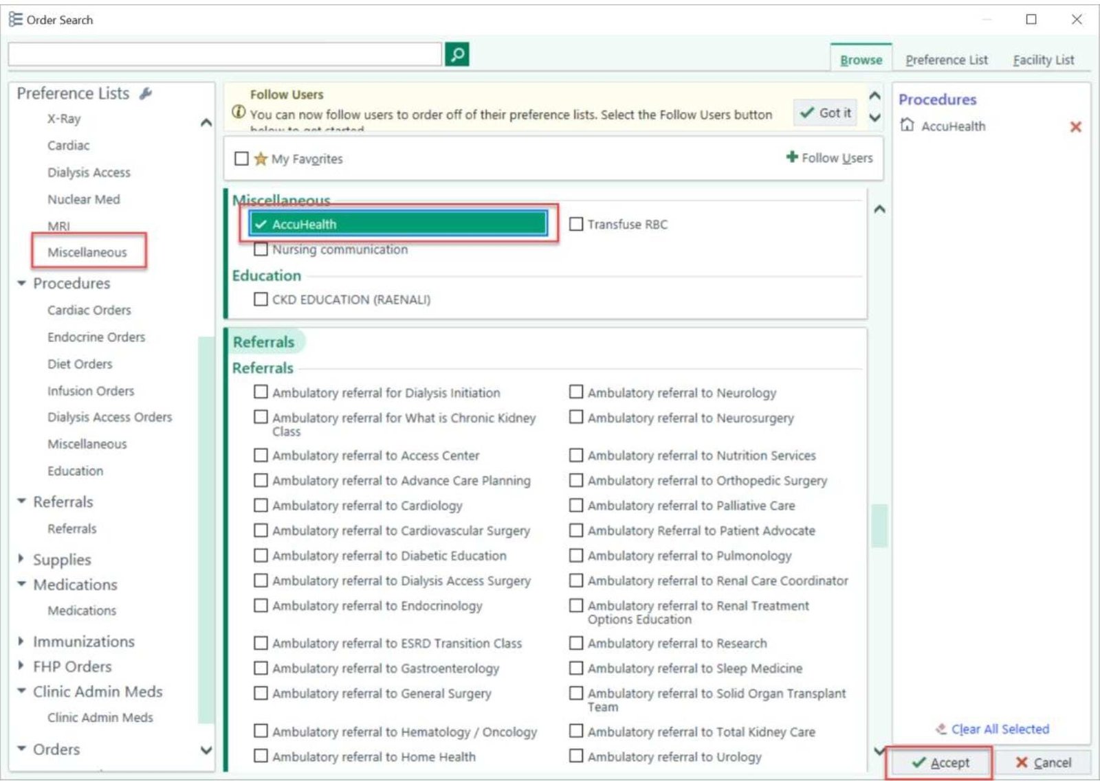 How To Use Accuhealth in AcumenEpic Connect